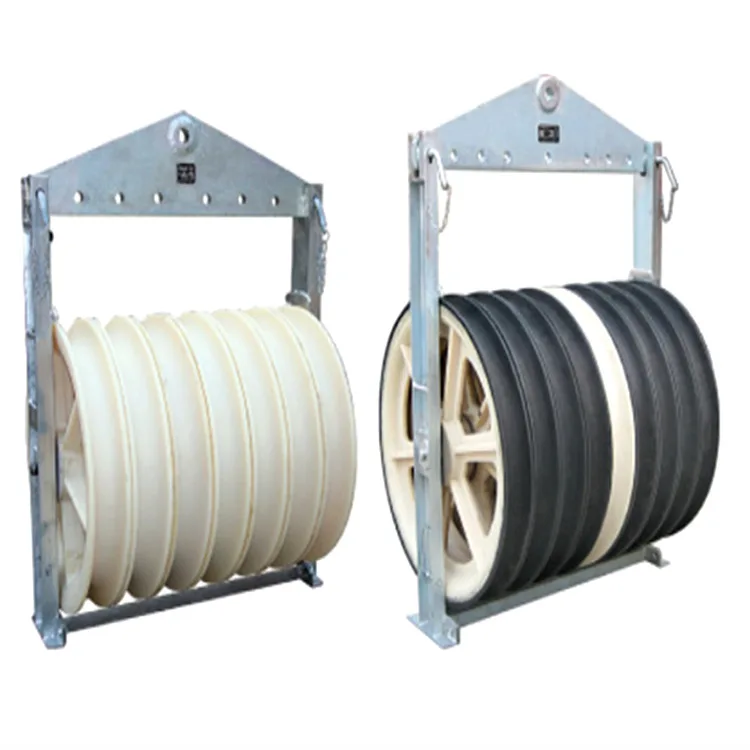 Single Sheave Cable Conductor Blocks Pulley Block For Wire Stringing ...