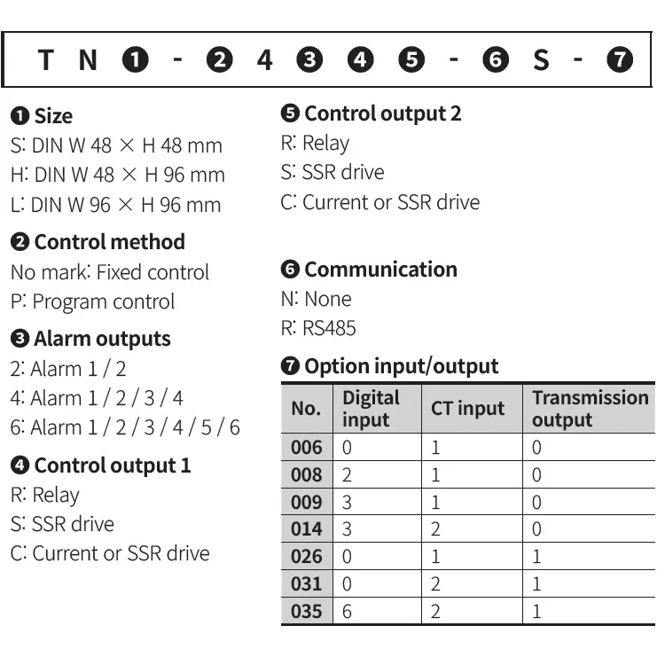 Autonics TNS 2-DOF Temperature Controller - Intelligent PID