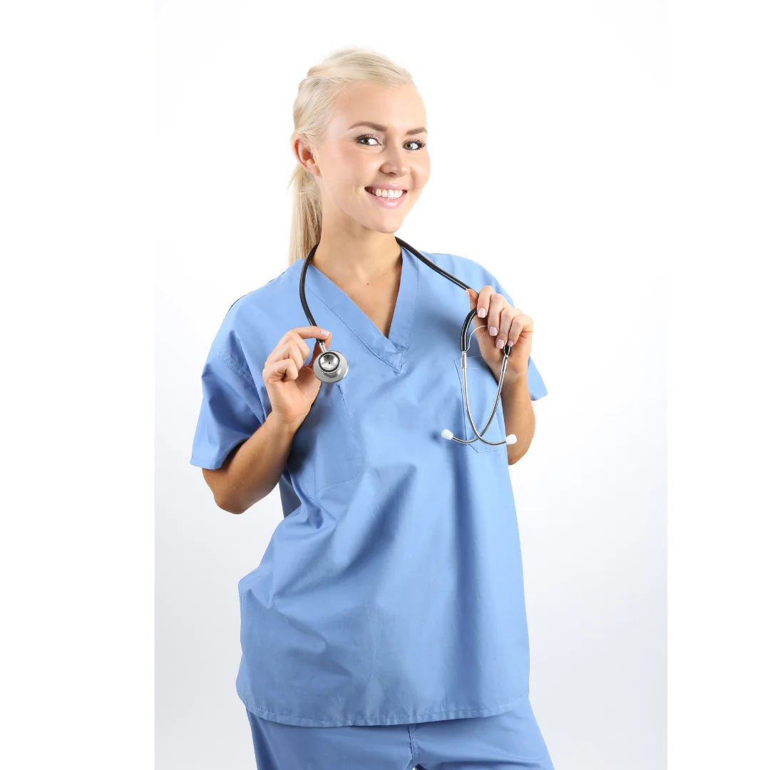 Top Medical Scrubs Uniform Set Nurse Hospital Clothes Sporty Style ...
