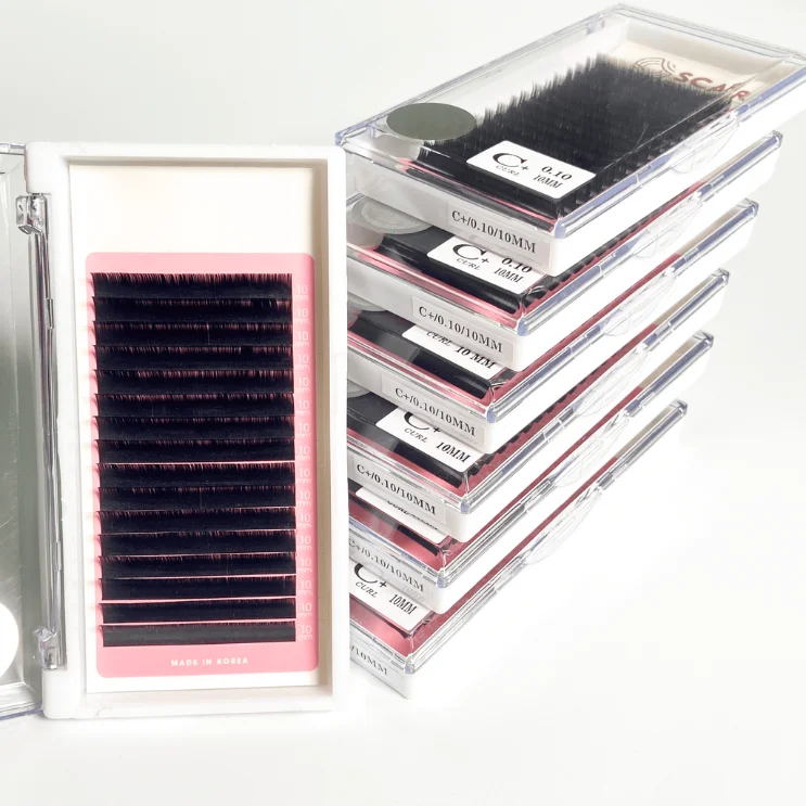 Private label Customized Logo Low Moq DD Curl L Curl mix 8-15mm ...