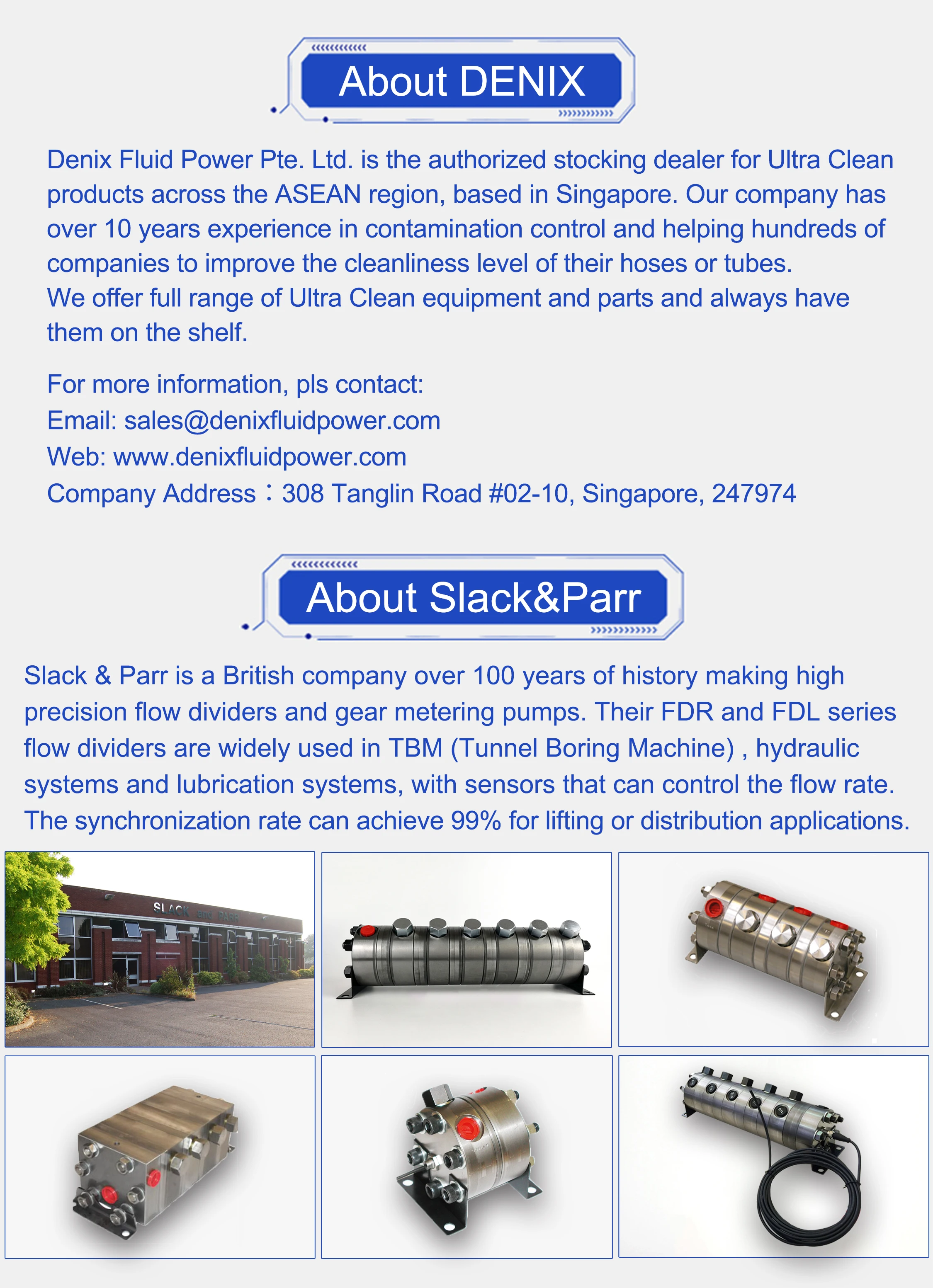 Slack & Parr Flow Divider Fdl 2/18 Fdl2/30 Fdl3/24 Fdl3/30 - Buy ...