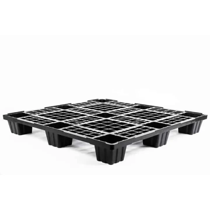 Nestable Plastic Pallet Np1 Closed Deck Runners 100% Recycled Warehouse ...