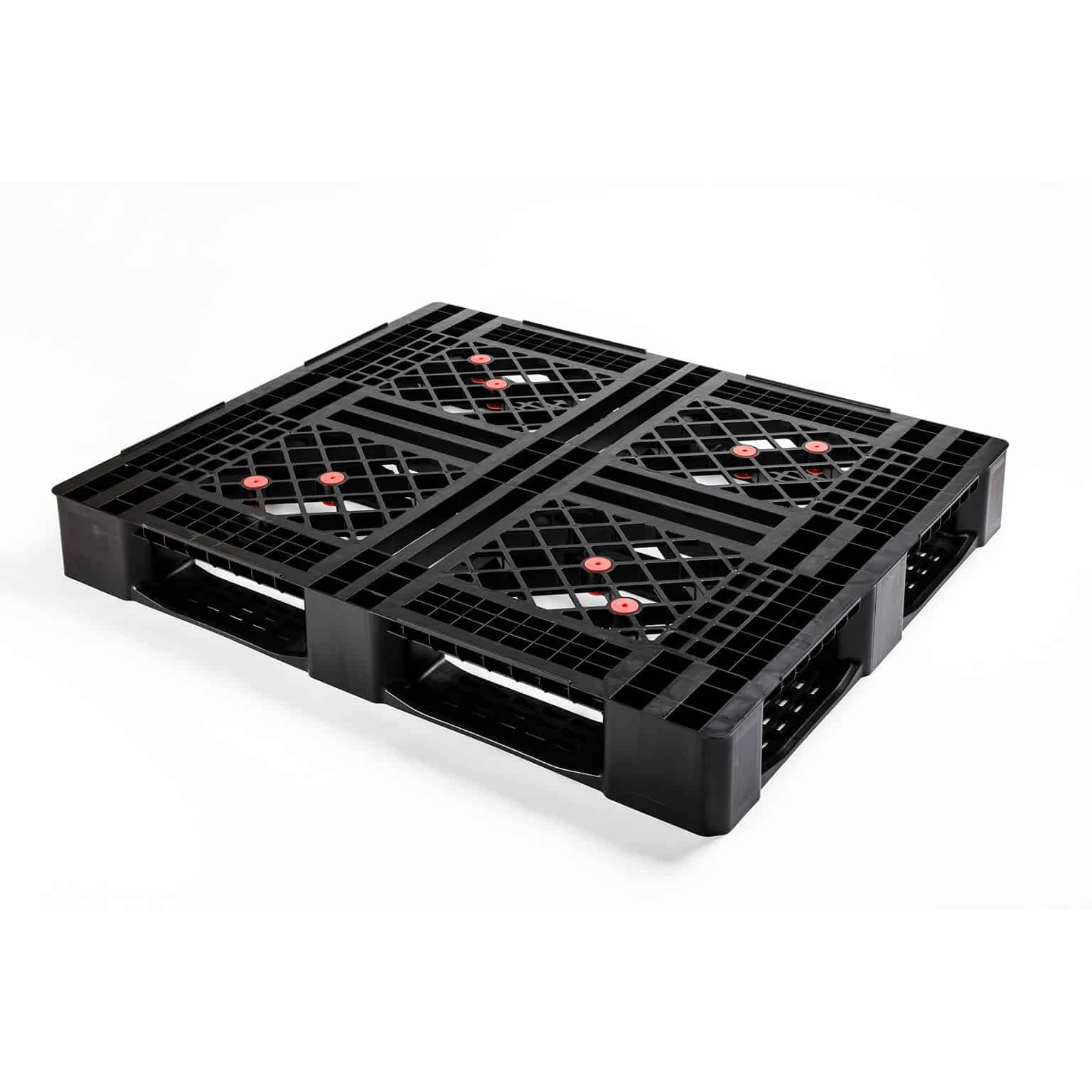 Pallet Recycled Black No Rim 100% Warehousing Transportation Medical ...