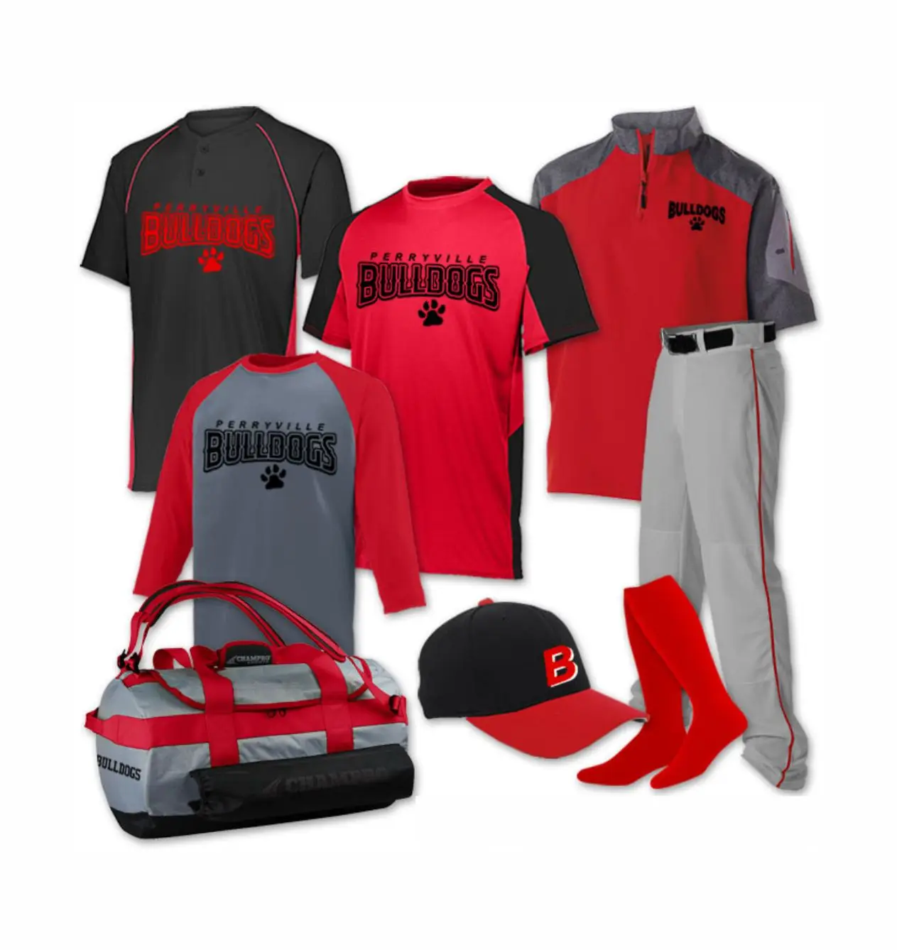 CUSTOMIZED BASEBALL TEAM UNIFORM PACKAGE WITH OWN LOGOS and DESIGNS ...
