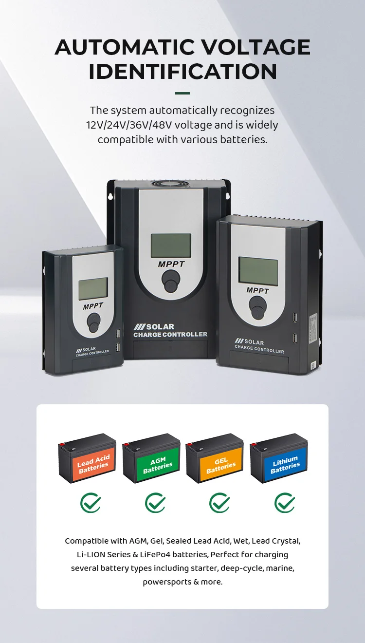 Manufacturer 12volt Smart Solar Inverter Charge Controller 50 Amps 60 ...