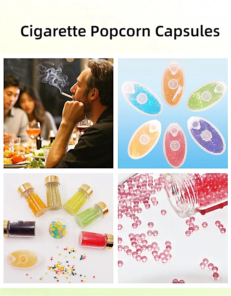 RFX Mixed Fruit Flavored Menthol Capsules Popping Beads Cigarette ...