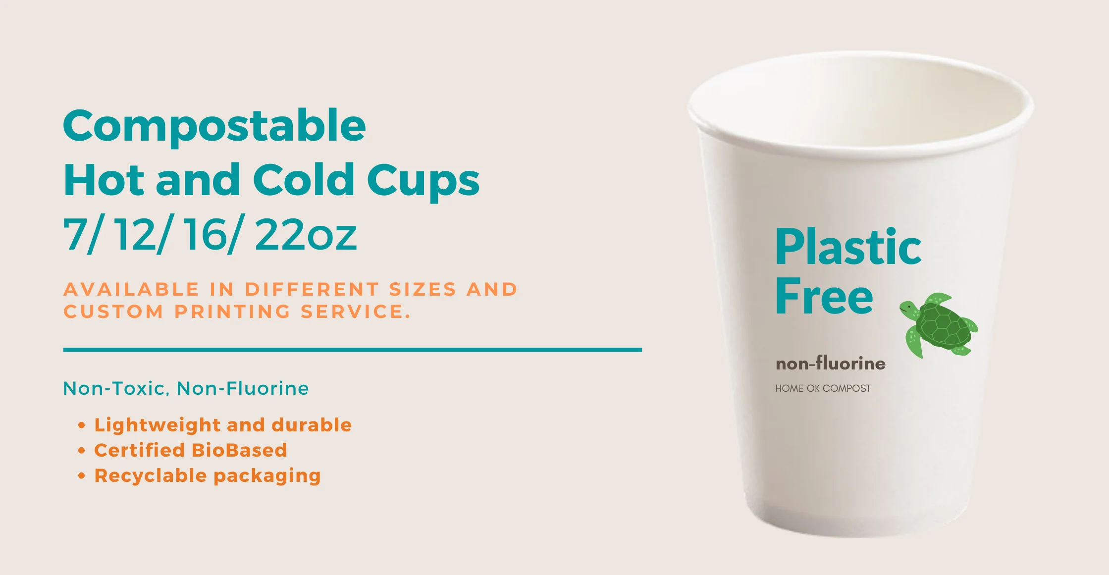 Plastic-free Paper Cups Biodegradable Packaging - Buy Biodegradable ...