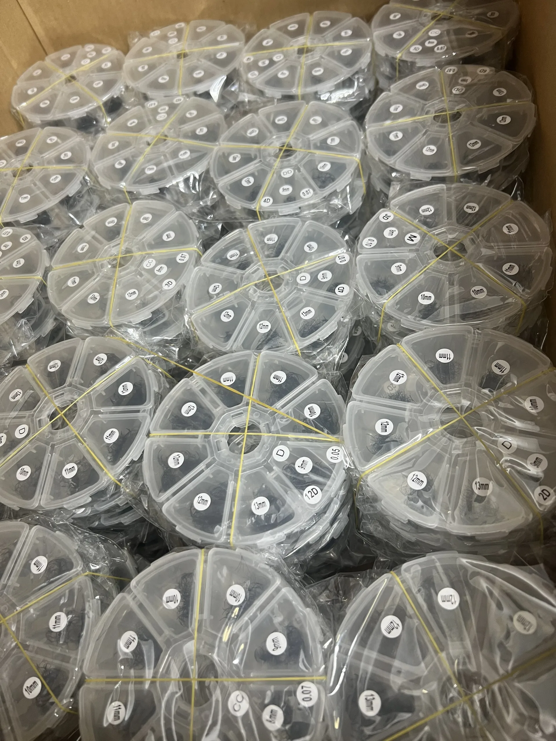 Promade Fans Mix 7 Length 1050 Fans 4d 5d Eyelash Lash Variety Soft ...