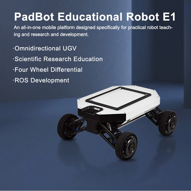 Educational Unmanned Ugv Chassis Autonomous Roboter Platform 4 Wheel ...