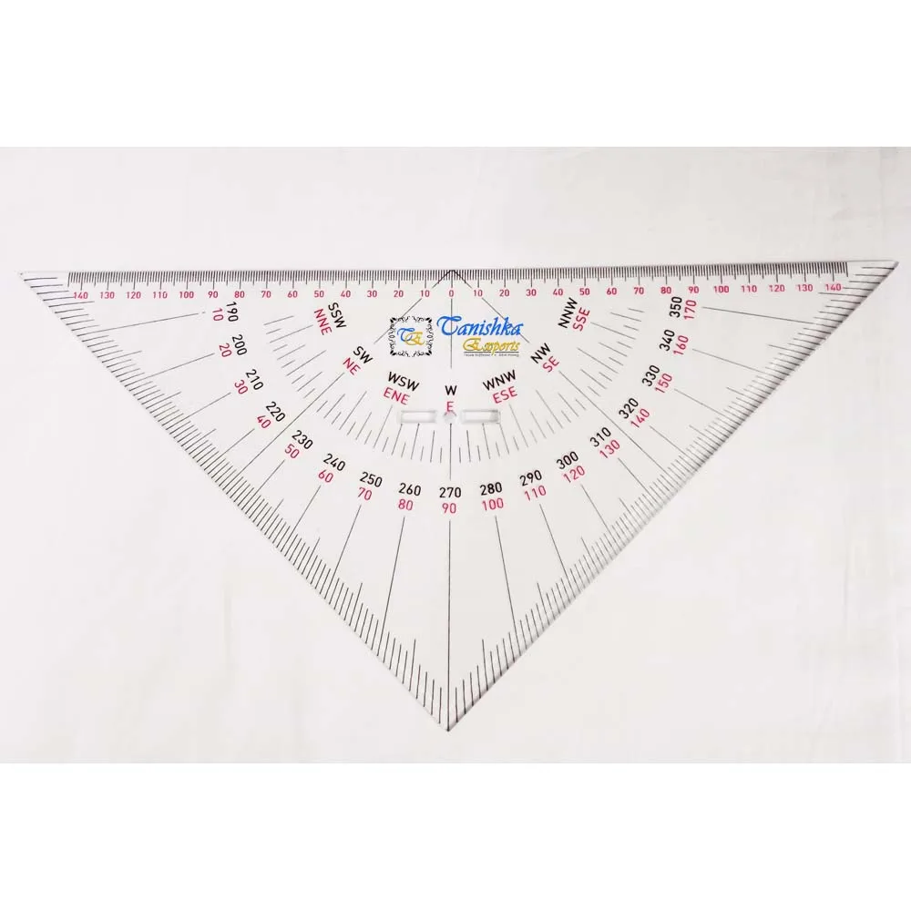 Marine Chart Set Square Solid Brass Divider Navigation Compass Antique ...