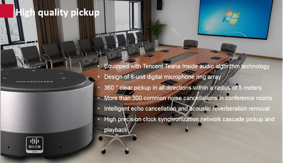 Usb Speakermicrophones Remote Video Conference Table Microphone Noise ...