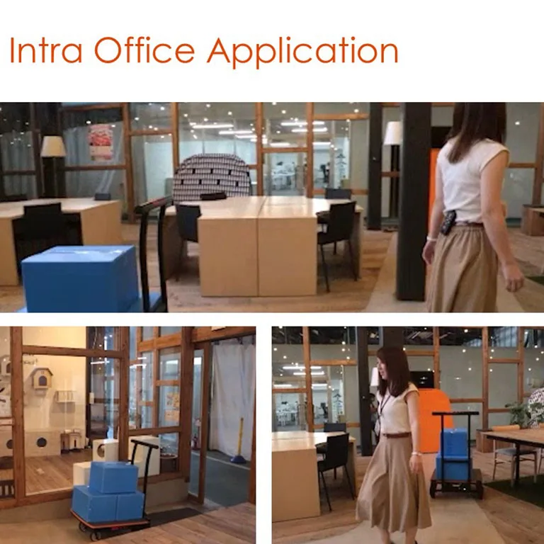 Compact Industrial Moving Cargo Trolley - Robotic Platform