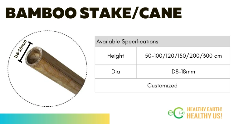 Vietnam Eco2go Natural Sustainable Bamboo Pole-High Quality Raw ...