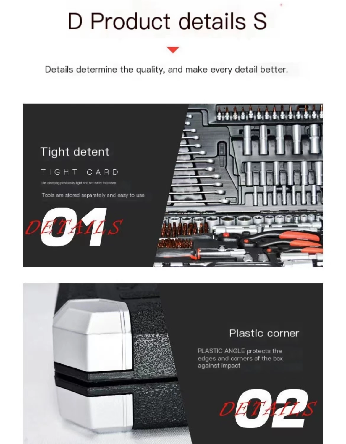 216-piece Hand Tool Set,General Home And Auto Repair Tool Kit With ...