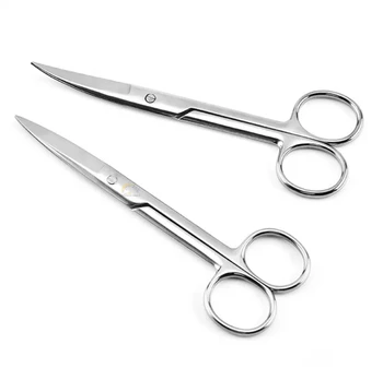 Surgical Bandage Scissors 14cm Medical Curved Blunt Surgical Bandage ...