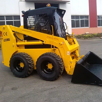 Ltmg Loader 1050kg Wheel Track Skid Steer Loader With Mulcher Trencher ...