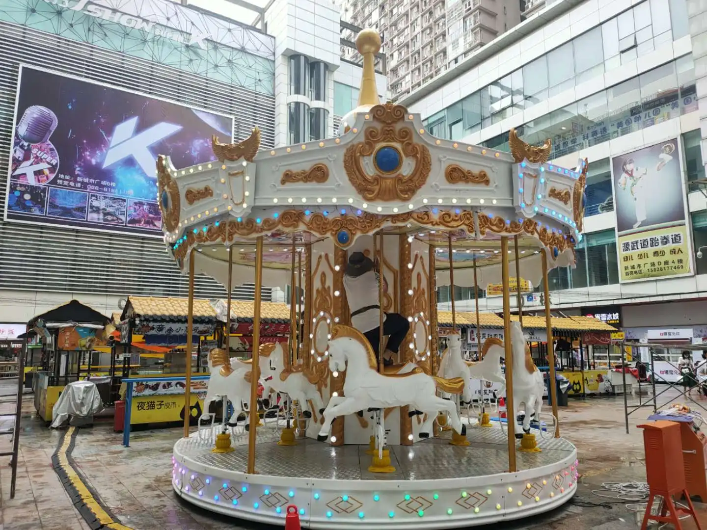 Carousel Horse Ride - Theme Park Fun for Kids & Adults