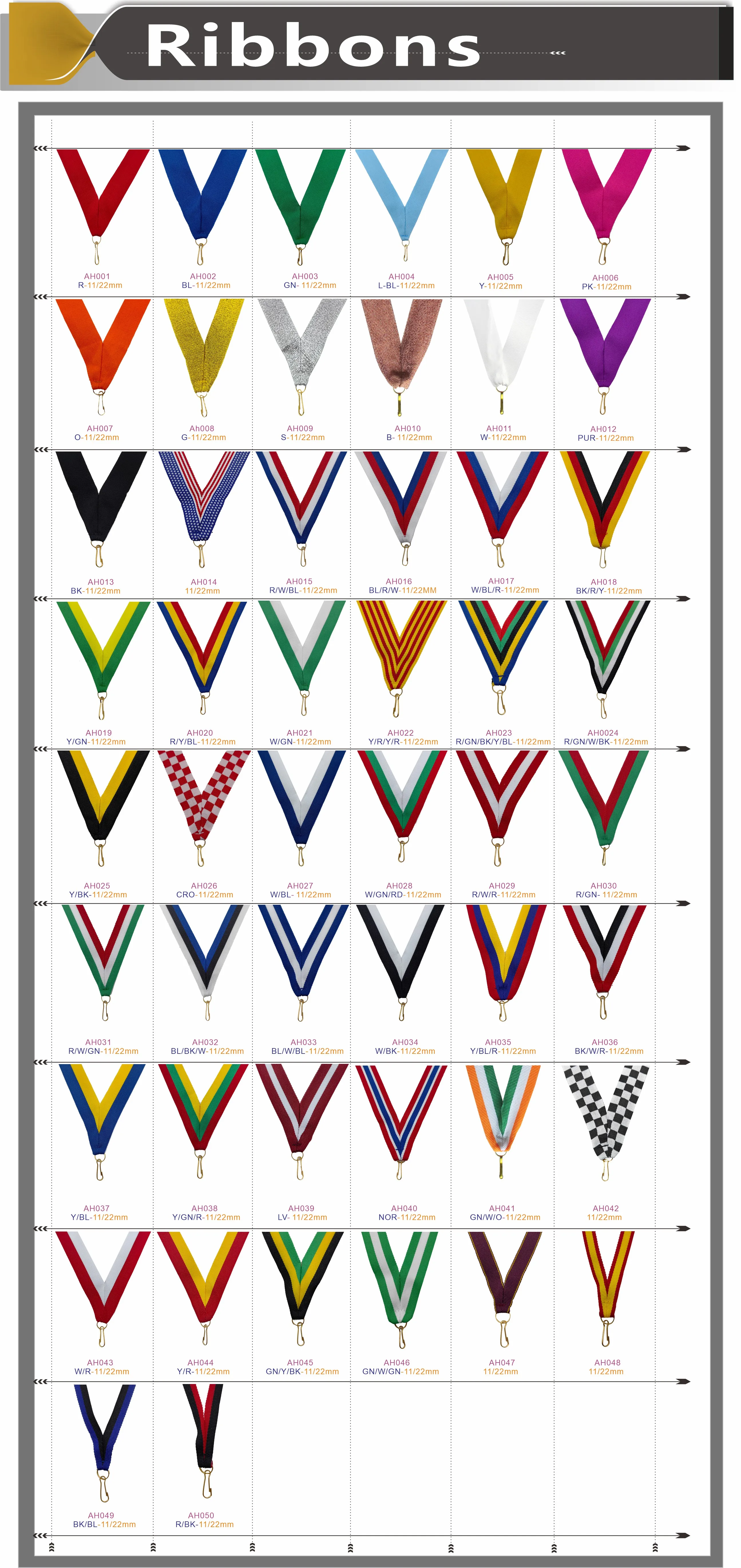 Medal Ribbons Pink Color Ribbon Flag Color Ribbons With Hook Medal Lanyard - Buy Medal Ribbon ...