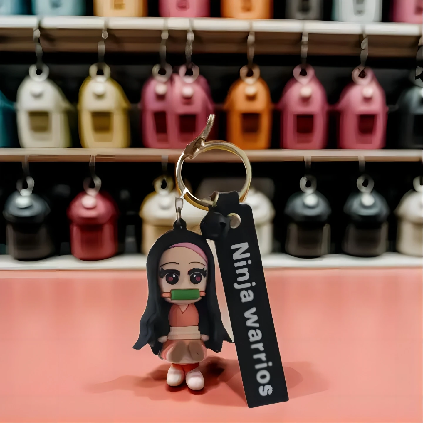 Cartoon Keyring Rubber 3d Soft Anime Pvc Keychain For Kids Keychains ...