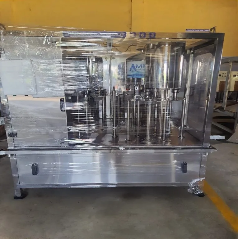 New Designed 3 In 1 Liquid Automatic Rising Filling Capping Machine For ...