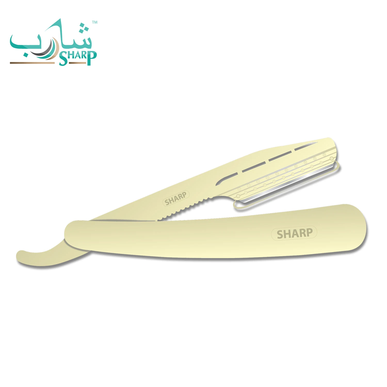 SHARP Disposable Barber Razor with Imported Stainless Steel Single ...