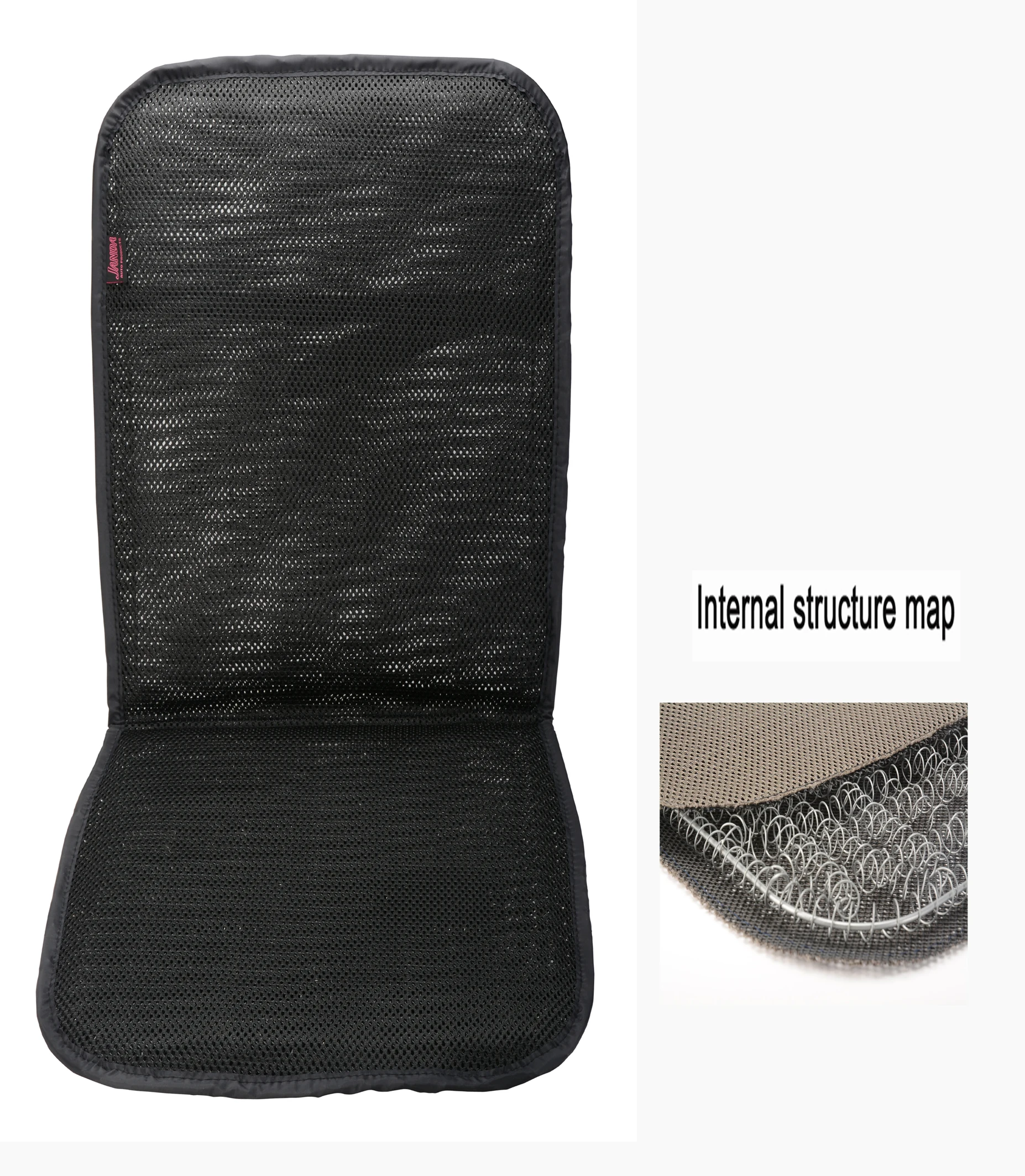 Breathable Mesh Spring Type Car Seat Cushion Knitted Polyester Anti ...