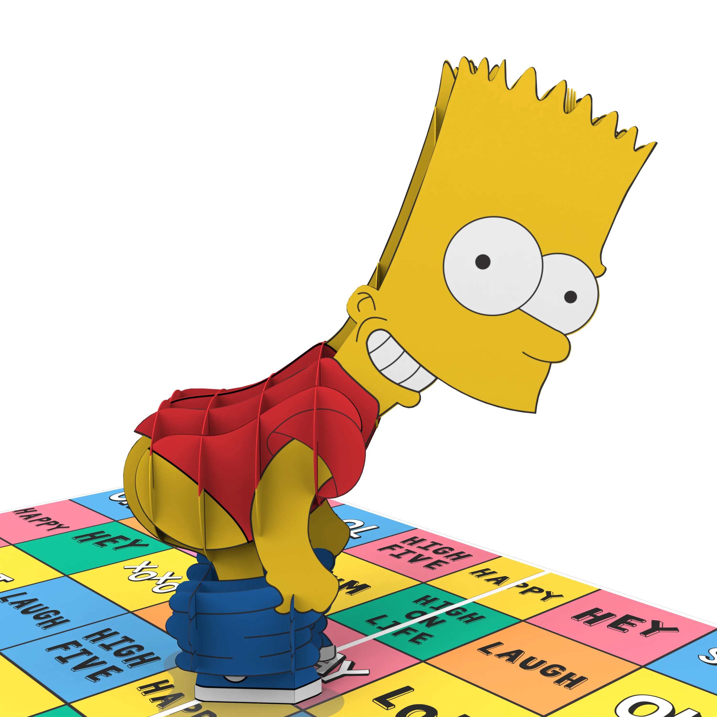 Funny Bart Simpson 3d Pop Up Card Hot Sale Best Seller For Funny Party ...