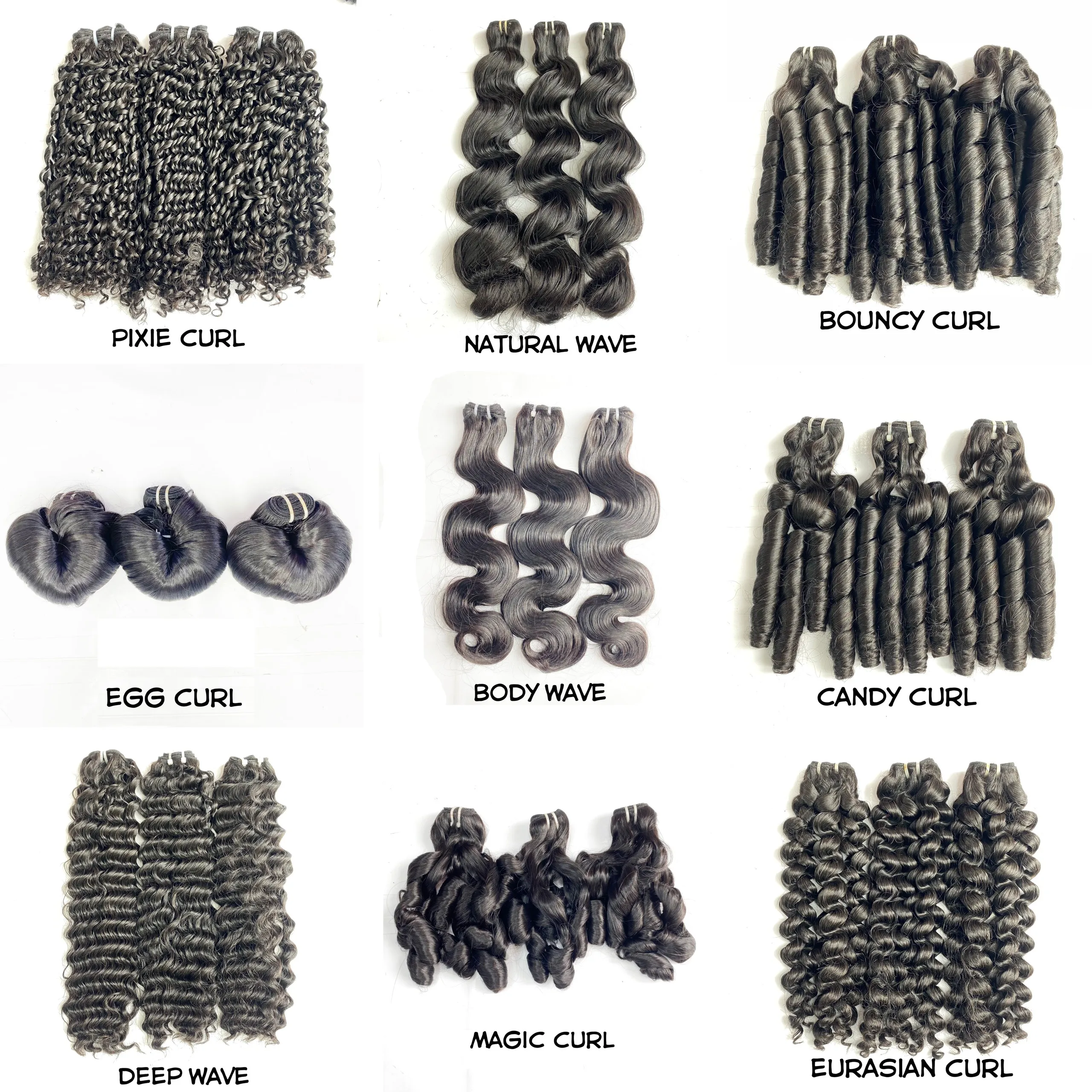 Top Hot Style Burmese Curl Raw Vietnamese Hair Cuticle Aligned Human ...