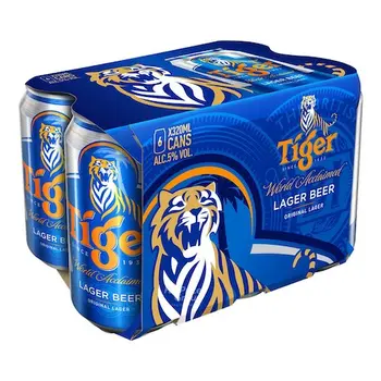 Tiger Lager Beer Can Carton,24 X 320ml - Buy Tiger Beer 12 Pack Beer ...