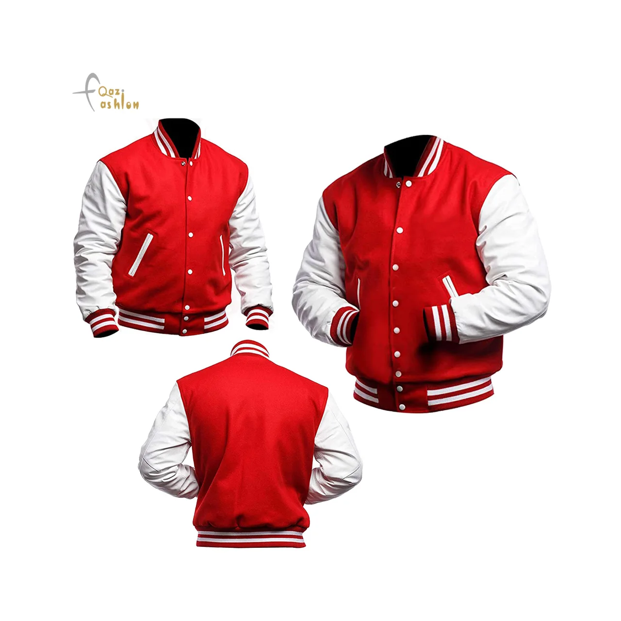 Leather Arm Varsity Jacket Fleece Varsity Jacket Oem Custom Leather ...