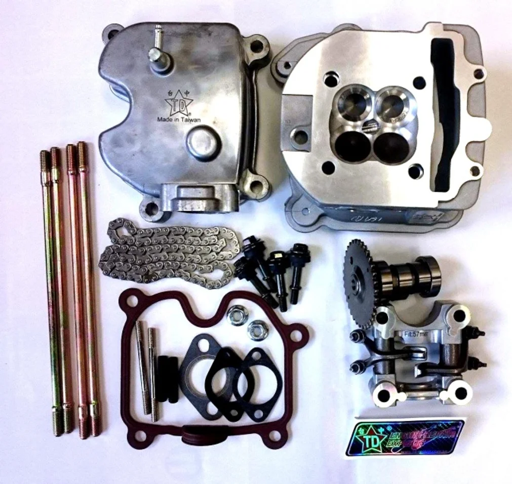 4v Oversize Cylinder Head Assembly - Buy Gy6,Gy6 150c.c,Cylinder Big ...