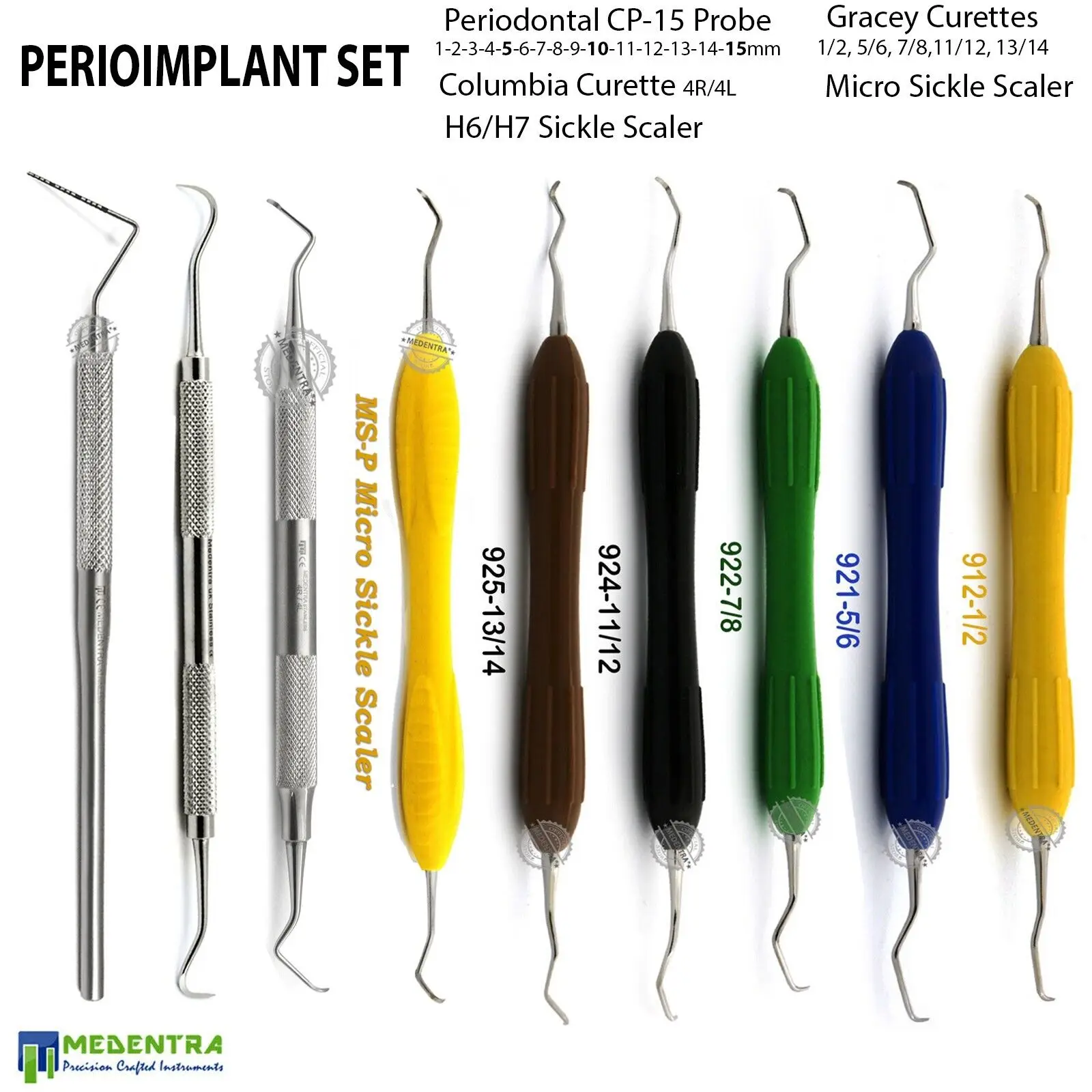 Finest Quality Periodontal Perio Probes Surgery Scalers Perio ...