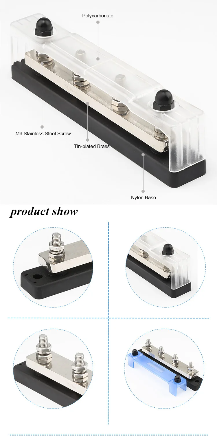 Bulk Buy China Wholesale Wholesale 4 Point 4 Way Busbar Terminal Board ...