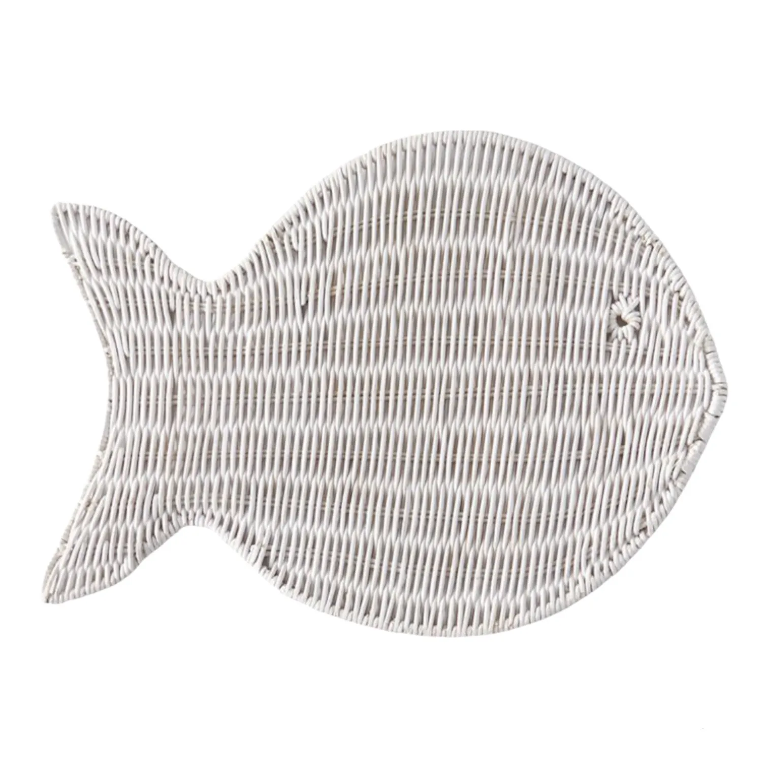 Fish Shape Rattan Placemat Art Decor,Unique Rattan Tray In Vietnam ...