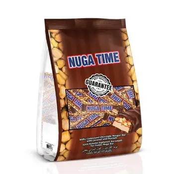 Nuga Time Sandwich Chocolate Milky Compound Chocolate Nougat Bar With ...