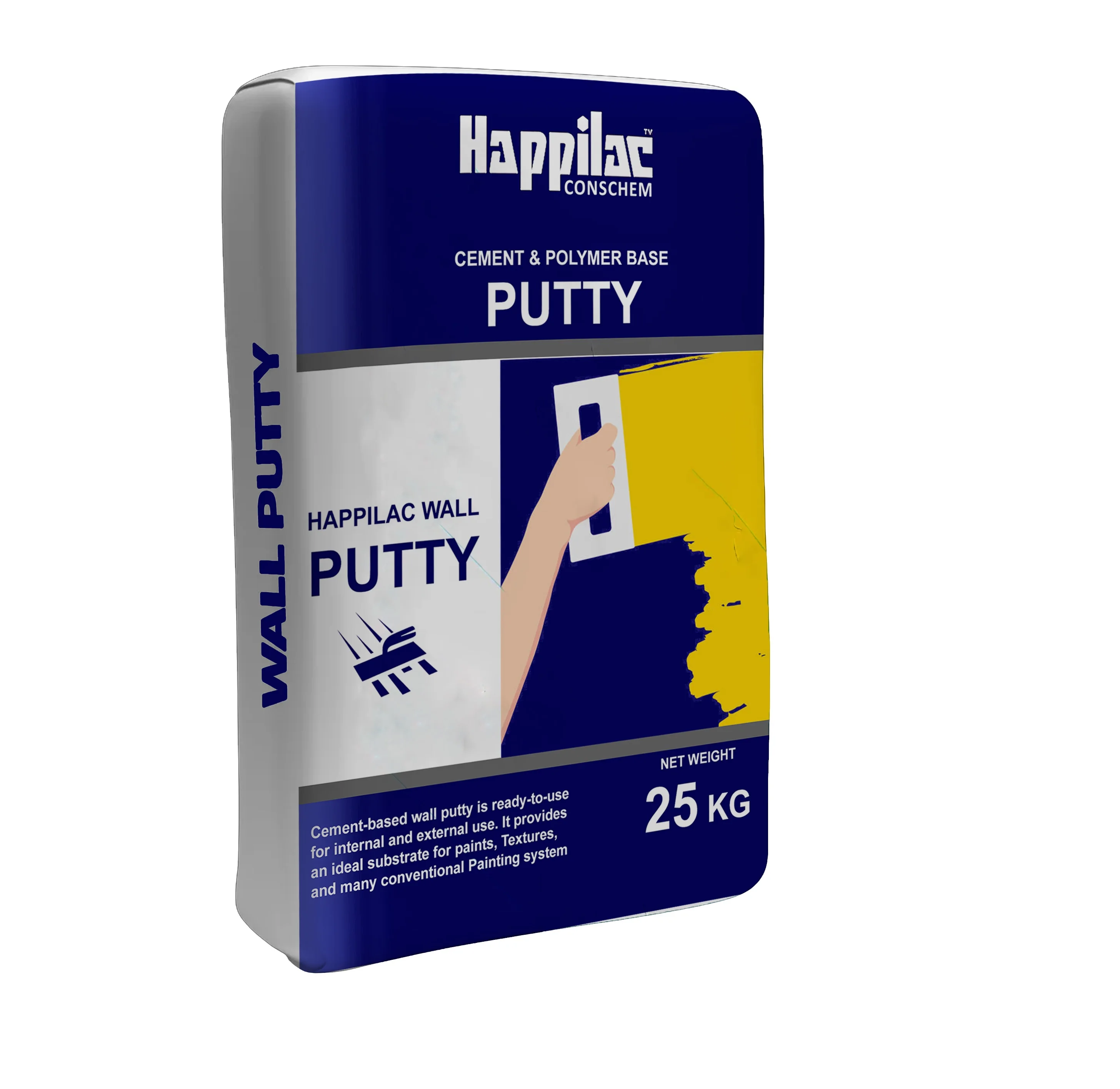 Eco-friendly Wall Putty - Durable & Customizable Colors