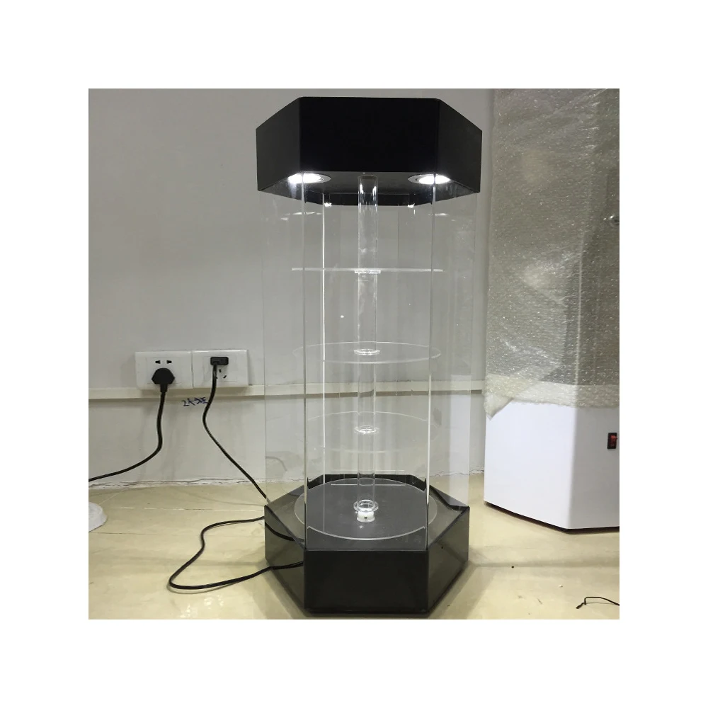 Led Lighted Rotating Acrylic Wrist Watch Display Store Showcase Free ...