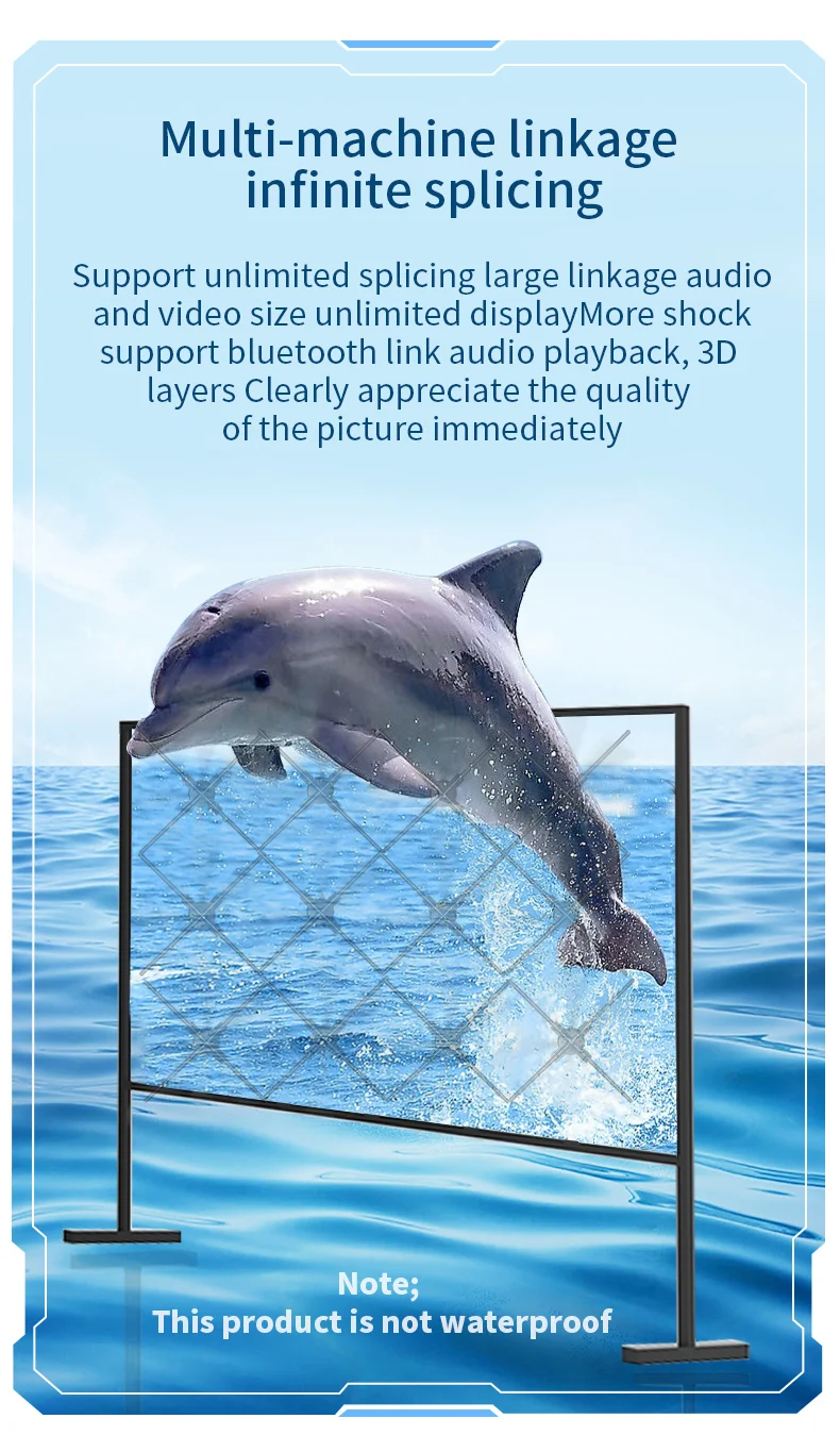 3D Holographic Fan - Enhance Advertising with 100cm Size Support