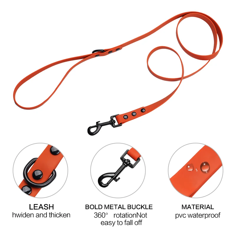 Hanyang OEM Custom Adjustable Waterproof PVC Dog Leash
