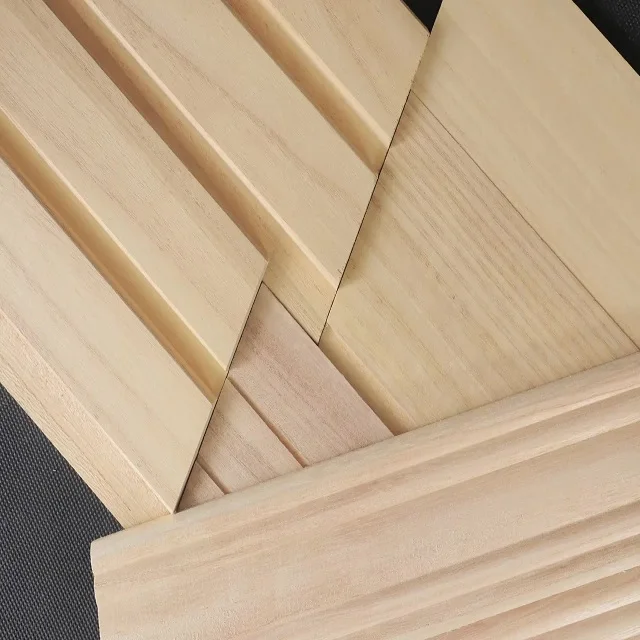 Wood Paulownia Laminated Timber For Furniture And Wall Panel / Wood ...