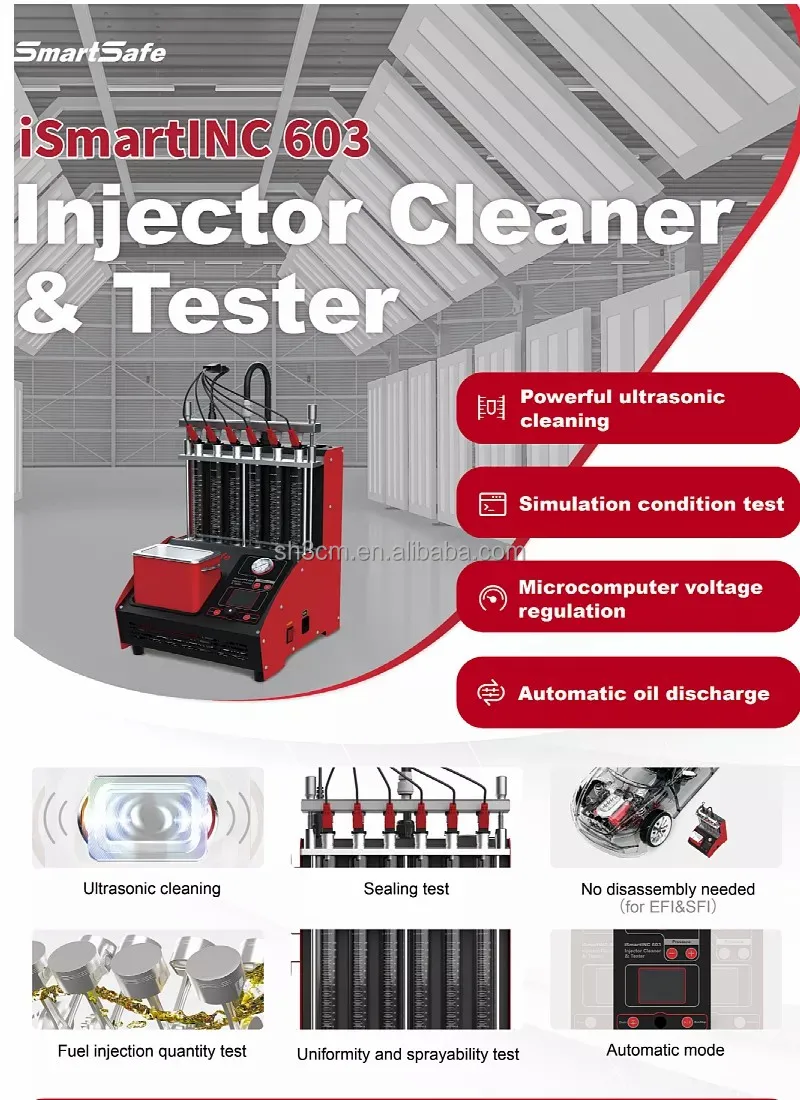 Launch Cnc 603c 220v 300w Injector Cleaner & Tester Cnc 603c Fuel ...