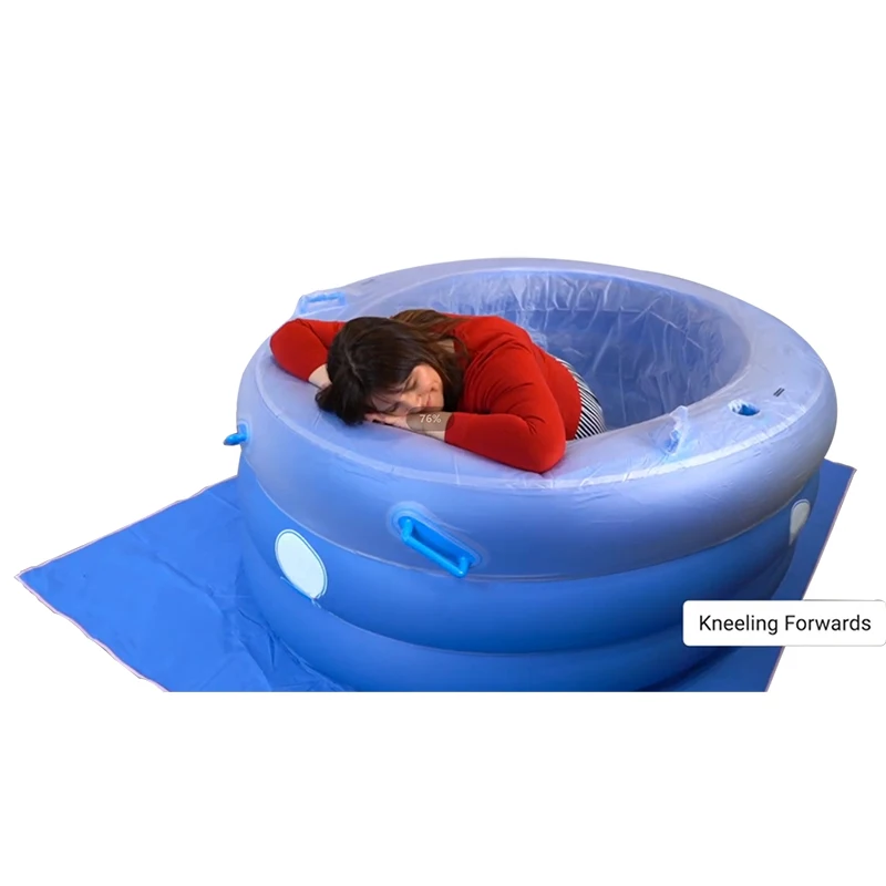 Custom PVC White Inflatable Birth Pool - Recovery Ice Bath