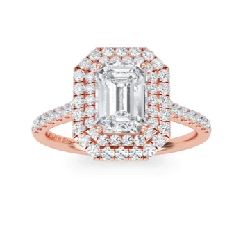 Glorious Sparkling Stunning Addison Oval Lab Grown Diamond Halo Ring ...