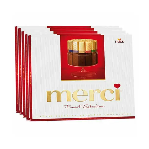 Merci Finest Selection Chocolate - 20pcs 250g - Buy Merci Chocolate ...