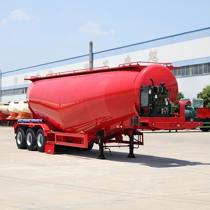 Factory Price Tank/Tanker 3 Axle Leaf Spring Heavy-Duty Cement / Powder ...