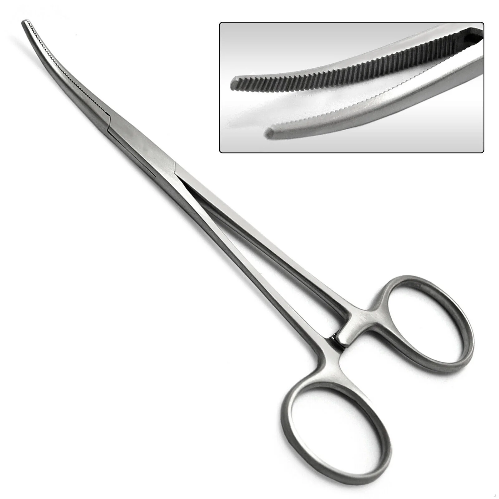 Kelly Clamp Curved Artery Forceps Stainless Steel Locking Hemostat 14 ...