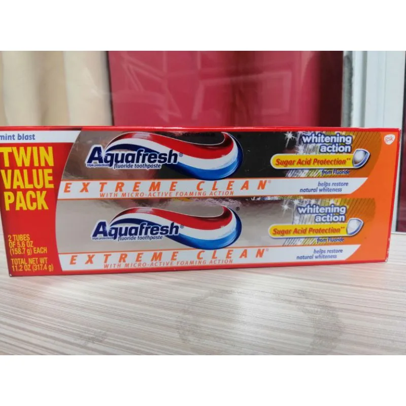 Aquafresh Cavity Protection Fluoride Toothpaste,Cool Mint,5.6 Oz,3 Pack ...