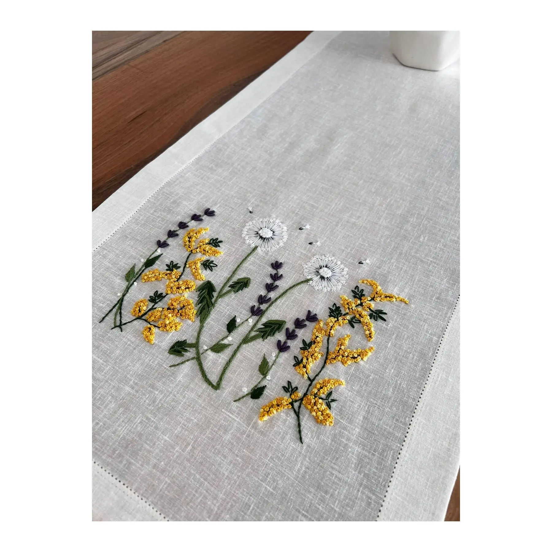 Rococo Wildflowers Linen Table Runner (130x35 Cm) - Buy Rococo ...