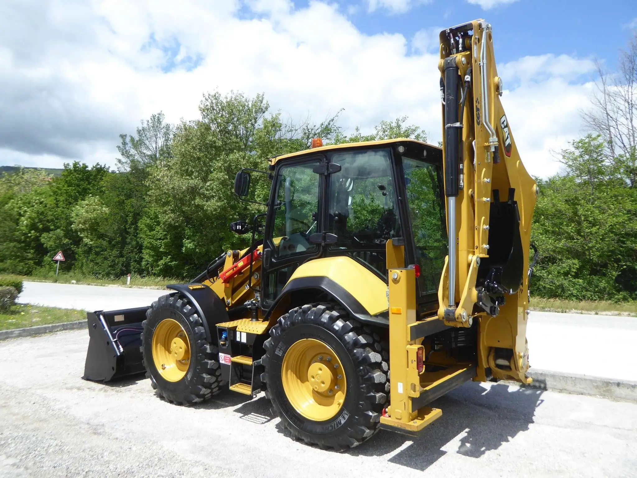 Used 12 Ton CAT 444 Backhoe Loader for Construction & Farm Work
