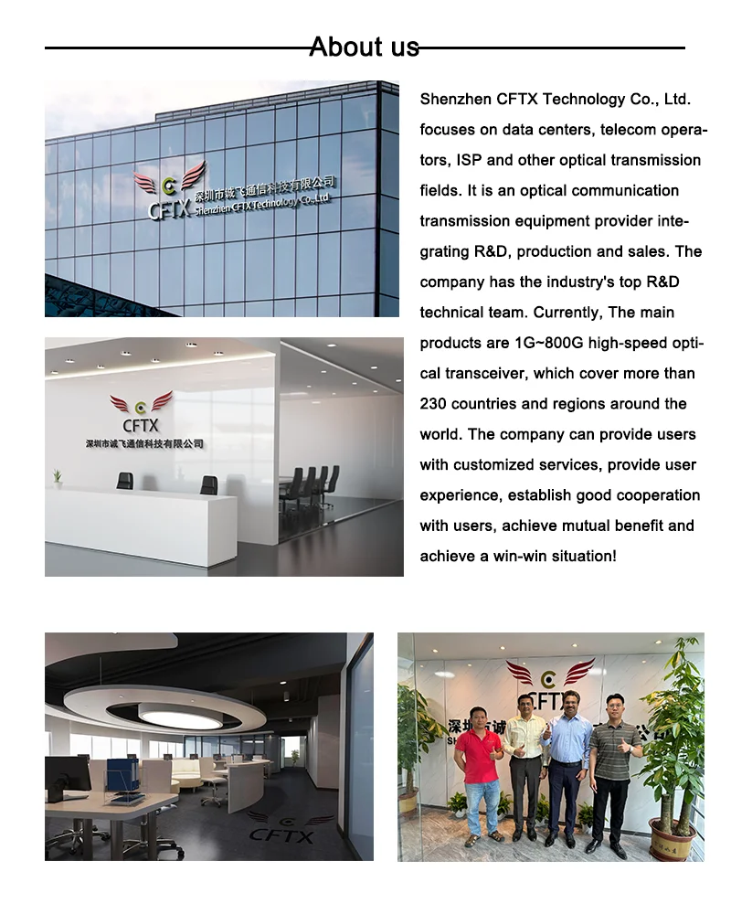 100G LR4 Optical Transceiver QSFP Module for Fiber Optic Equipment High ...